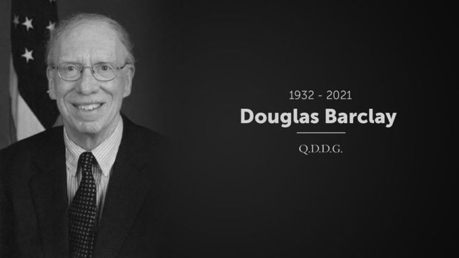 Fallece exembajador de EE.UU. en El Salvador, Douglas Barclay - ContraPunto