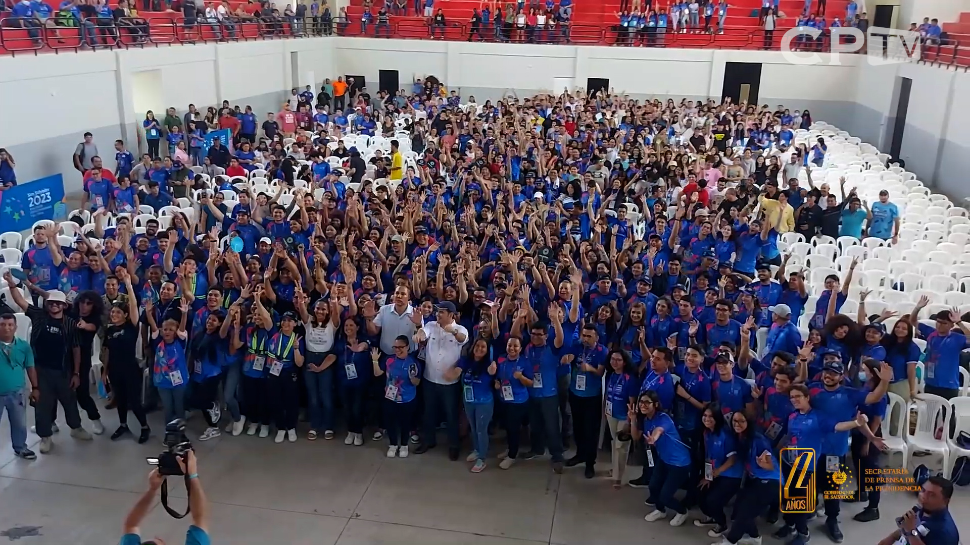 Entrega de kits a voluntarios de los juegos Centroamericanos San Salvador 2023